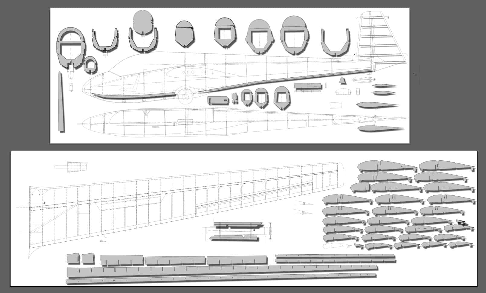 What Is A Short Kit Model Glider Sailplane Parts Definition Of A